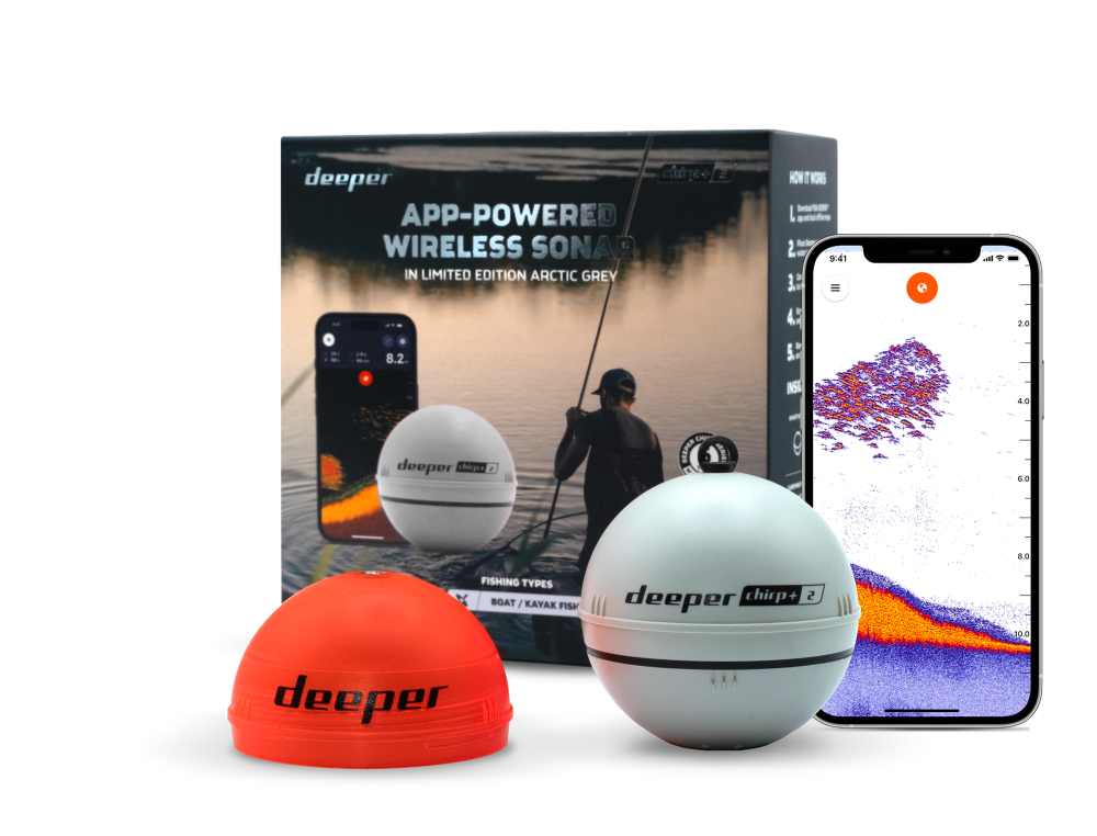 Deeper Smart Sonar CHIRP+ 2.0 Limited Edition Grey | Deeper ERP